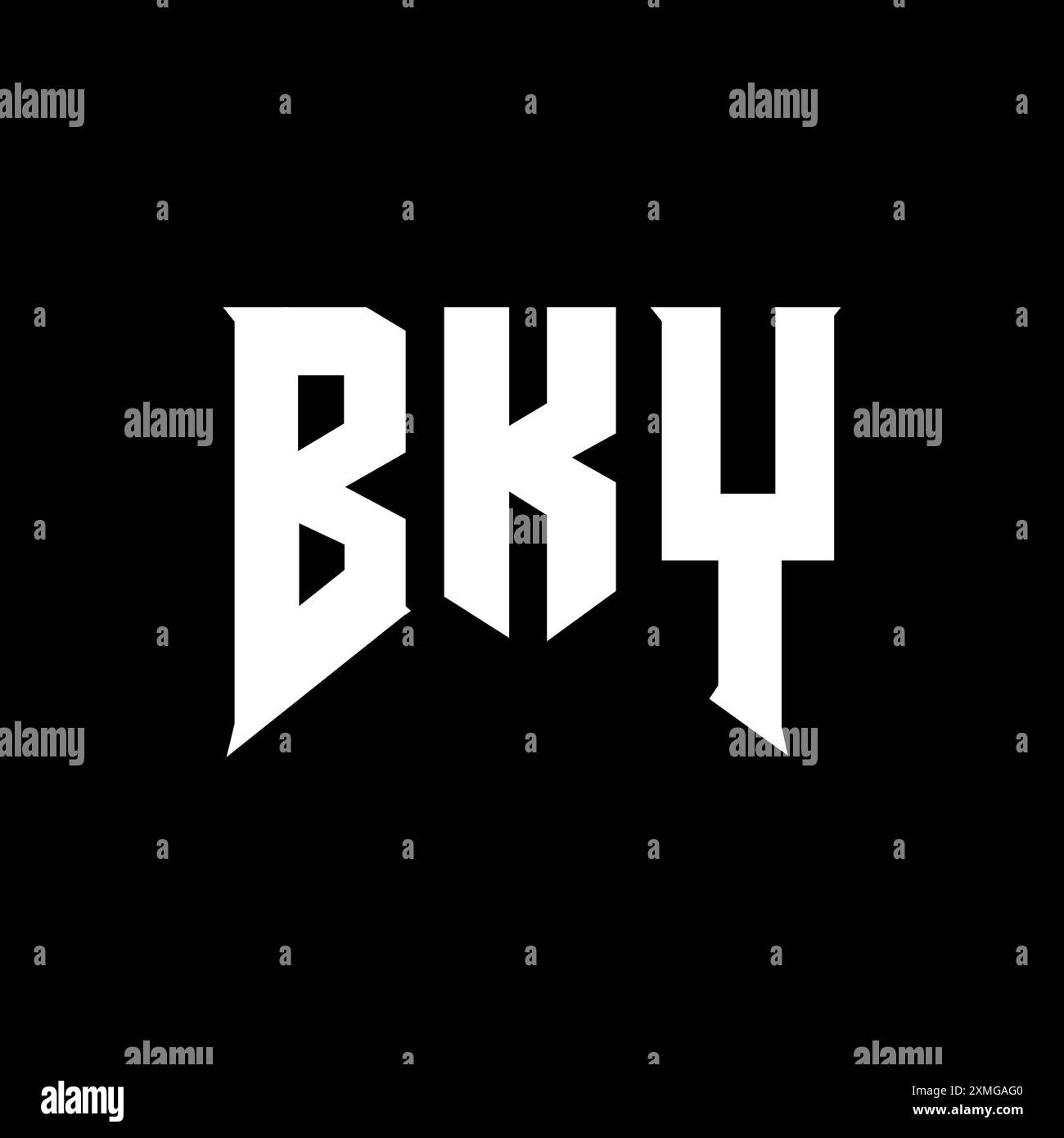Bky logo design Stock Vector Images - Alamy