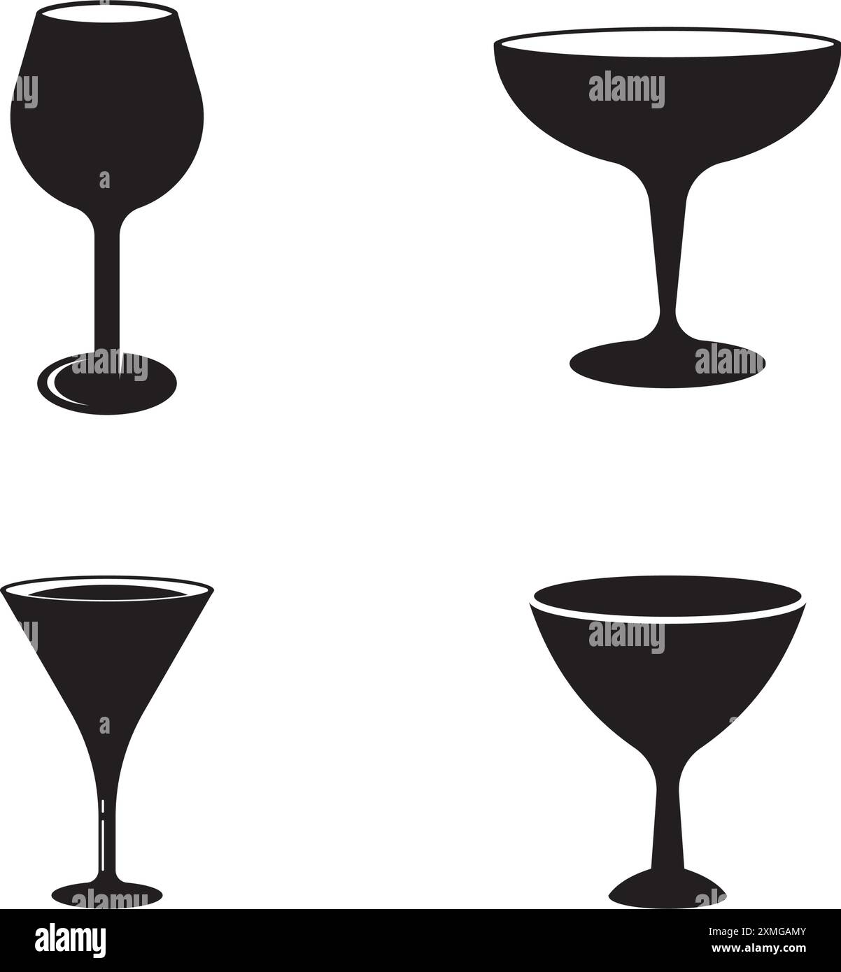 wine glass icon element logo design Stock Vector Image & Art - Alamy