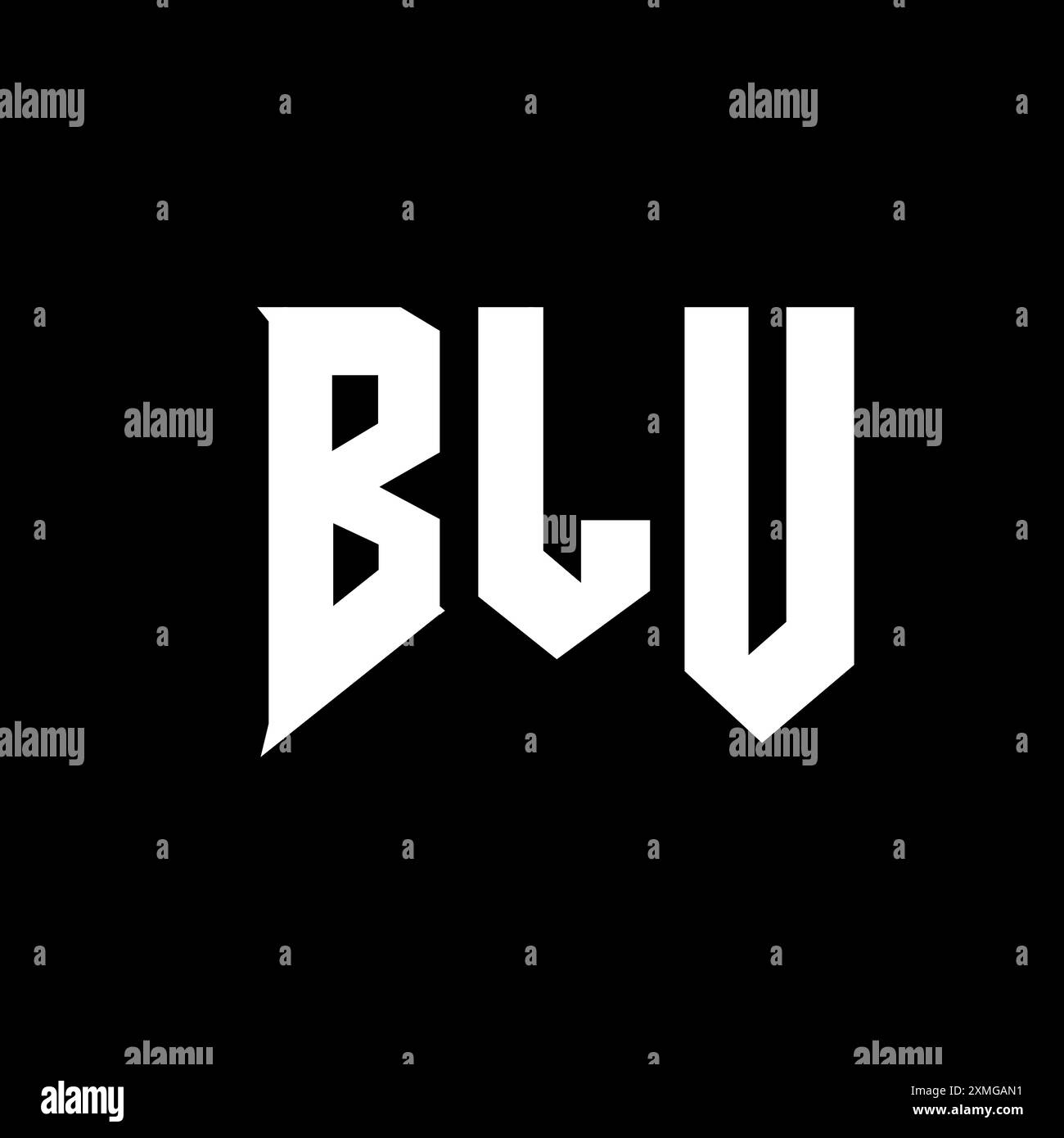 Blu minimalist logo Stock Vector Images - Alamy