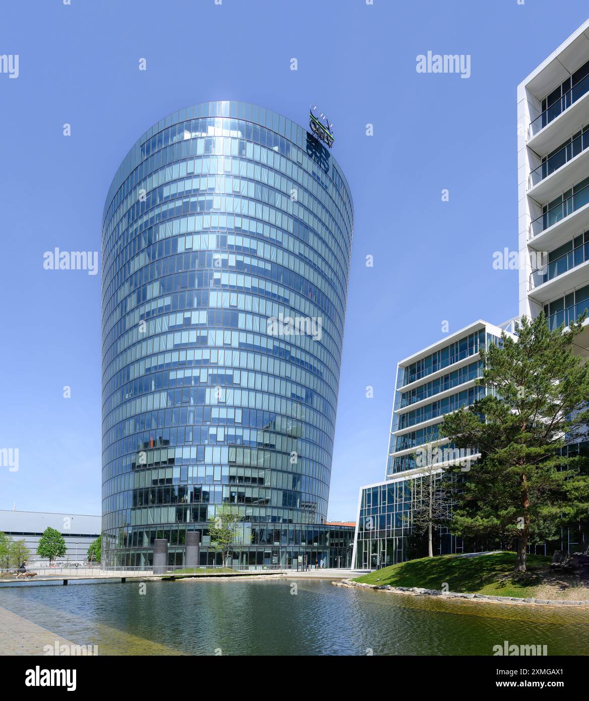 Omv hq tower hi-res stock photography and images - Alamy