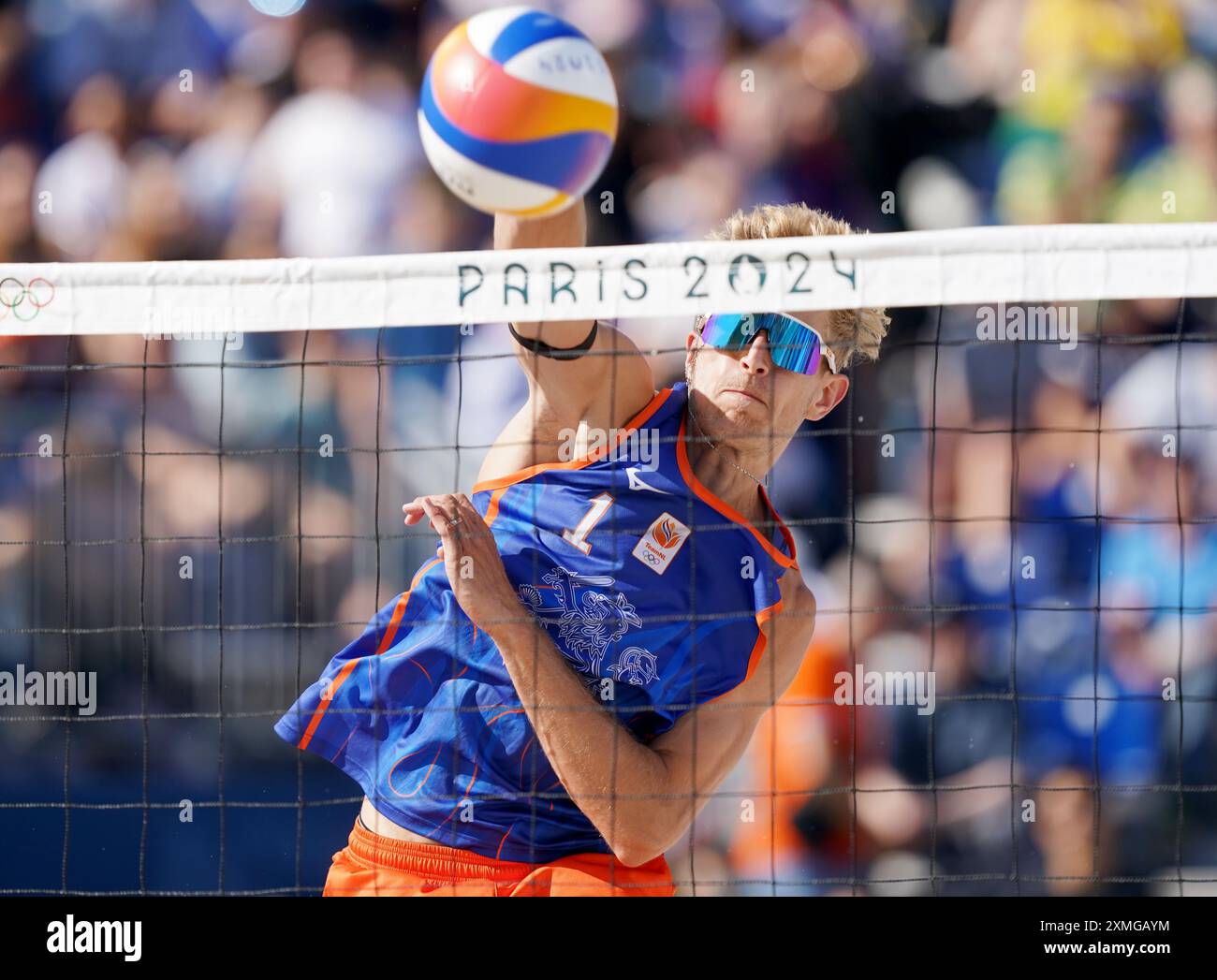 Paris, France. 28th July, 2024. Olympia, Paris 2024, Beach Volleyball ...