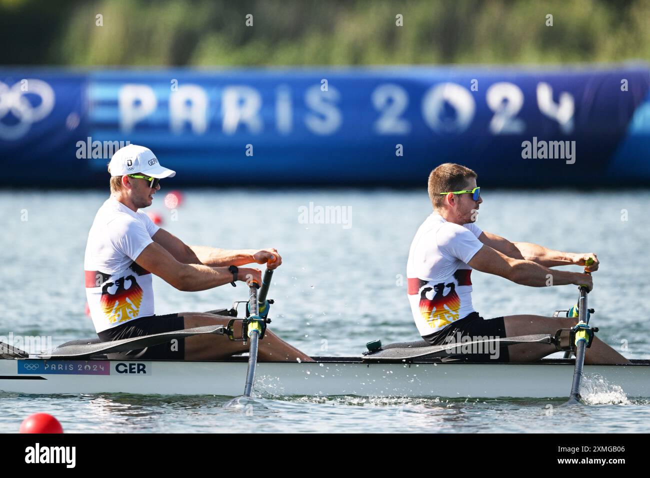 Vaires Sur Marne, France. 28th July, 2024. Olympics, Paris 2024, rowing ...