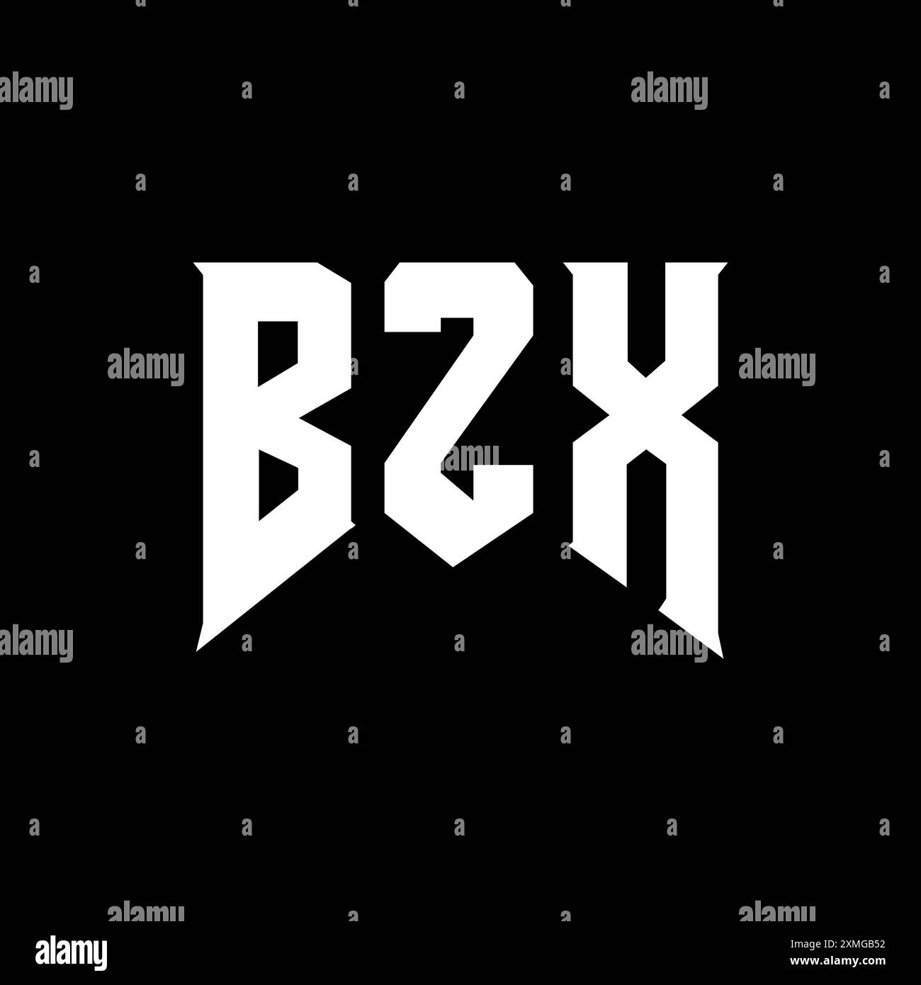 Bzx logo design hi-res stock photography and images - Alamy