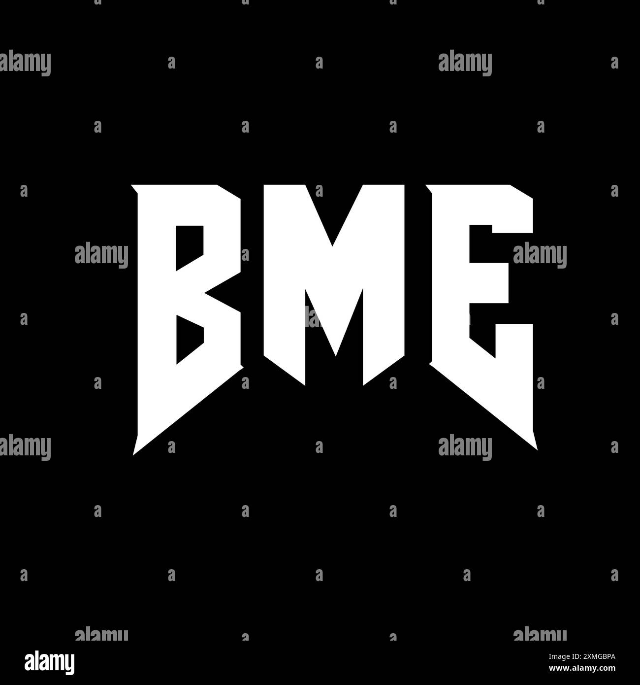 BME letter logo design for technology company. BME logo design black ...