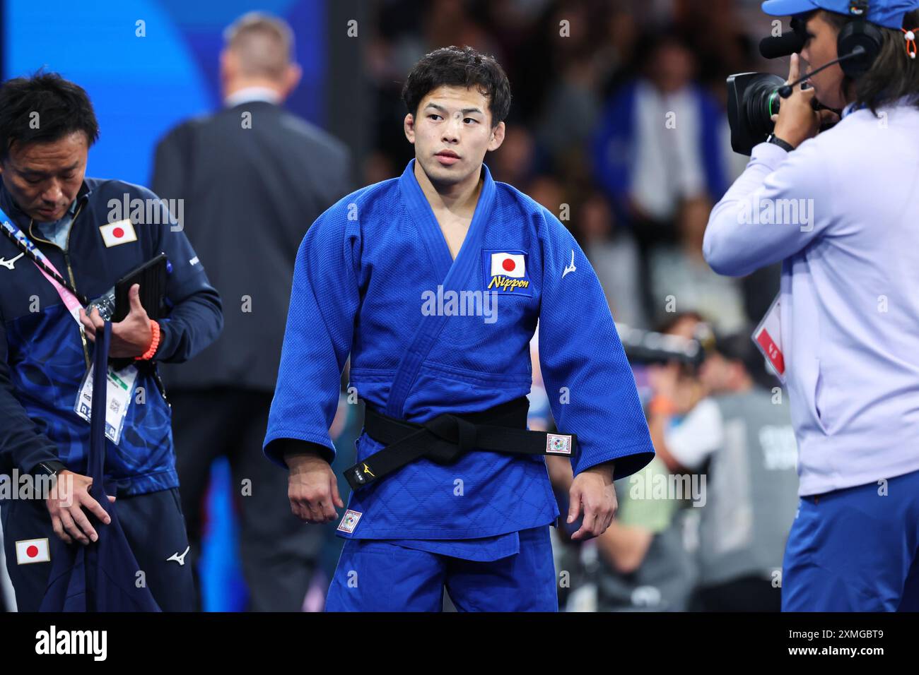 Paris, France. 27th July, 2024. Ryuju Nagayama (JPN) Judo : Men's -60kg Quarter-Final during the ...