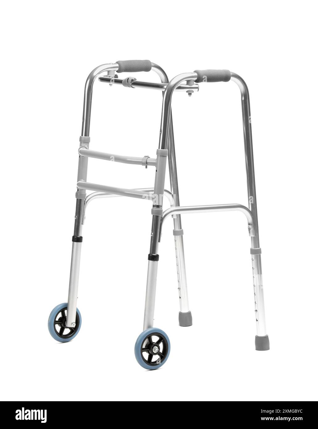 Elderly walking frame hospital Cut Out Stock Images & Pictures - Alamy