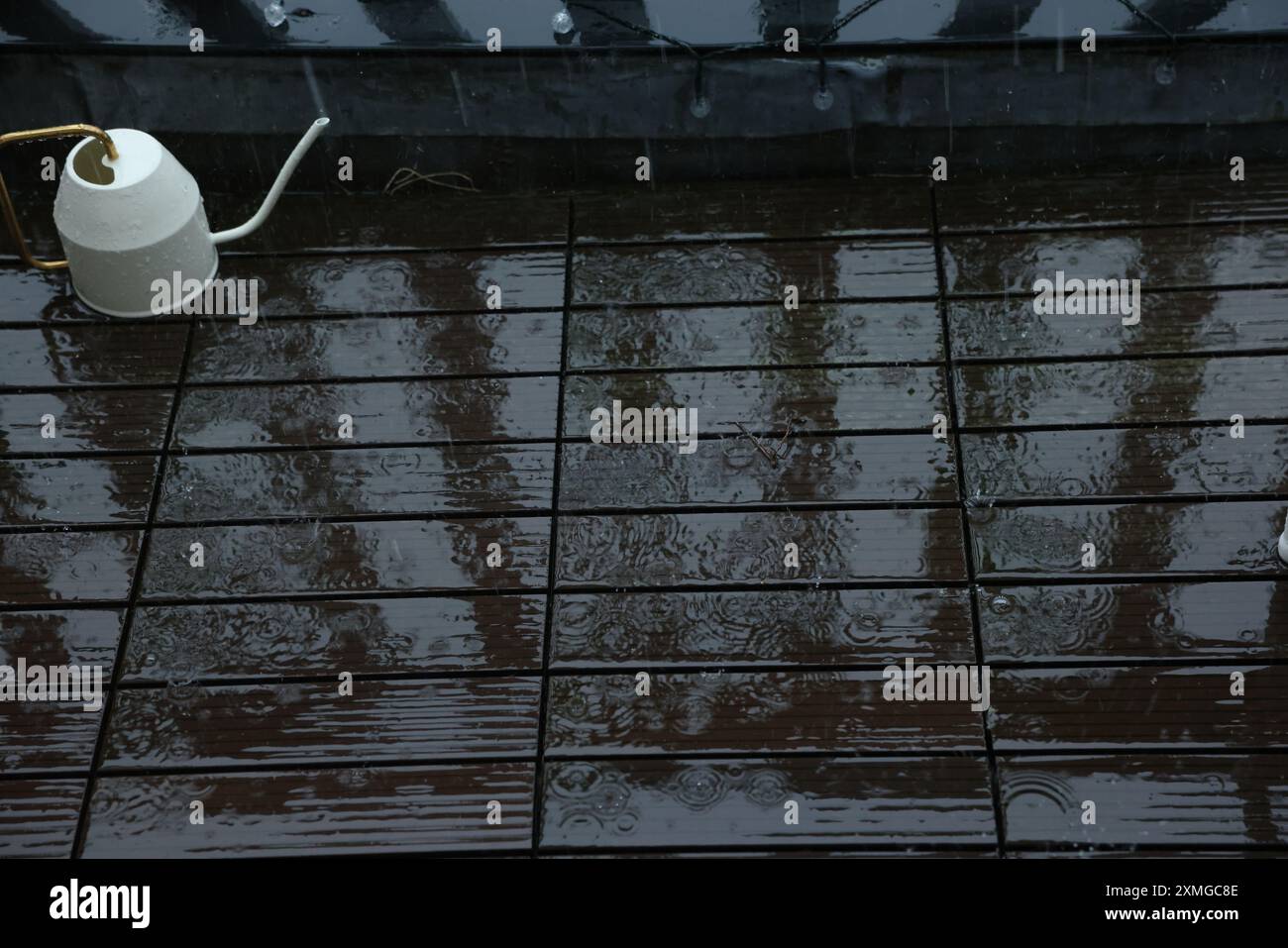 Rain drops on balcony floor hi-res stock photography and images - Alamy