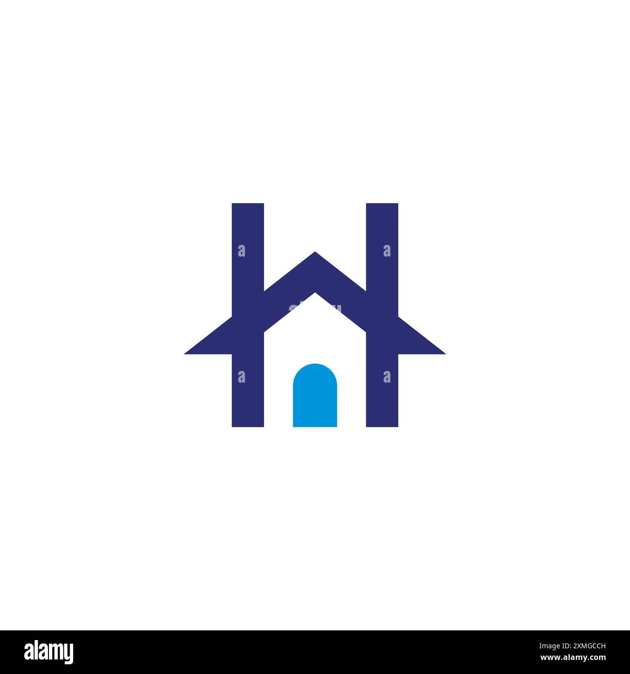 Construction logo for h letter Stock Vector Images - Alamy