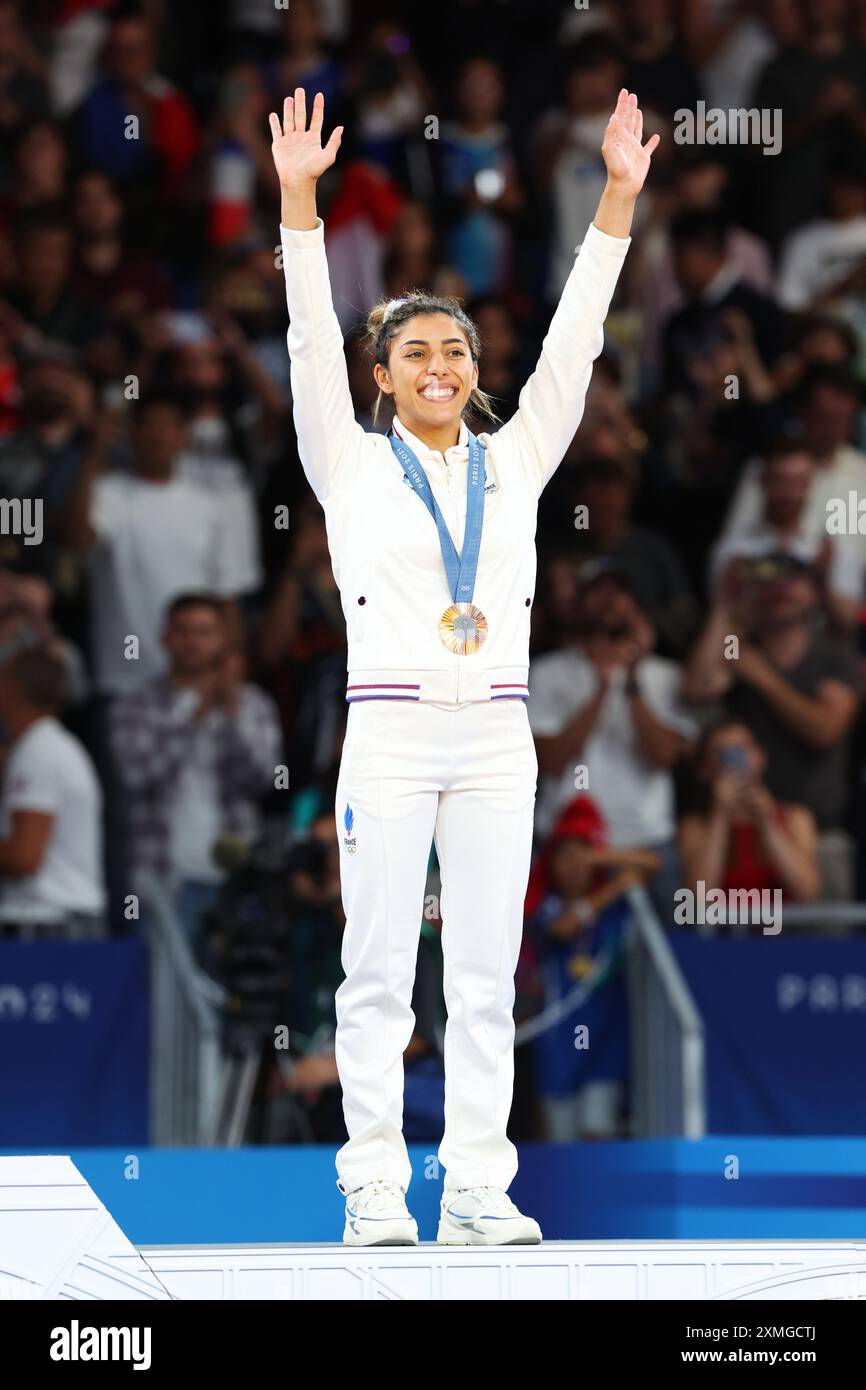 Paris, France. 27th July, 2024. Shirine BOUKLI (FRA) Judo : Women's ...