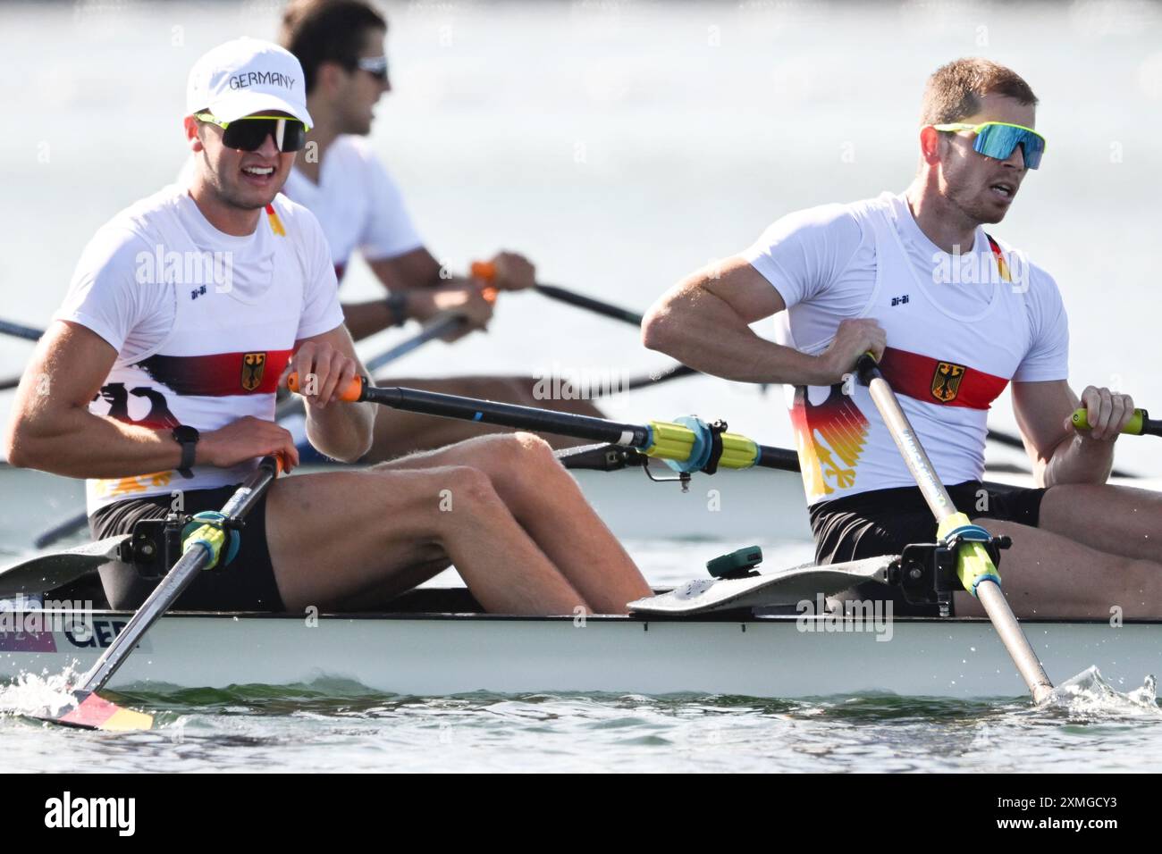 Vaires Sur Marne, France. 28th July, 2024. Olympics, Paris 2024, rowing ...