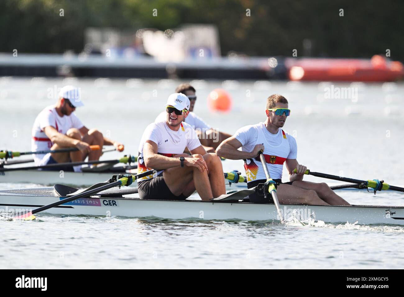 Vaires Sur Marne, France. 28th July, 2024. Olympics, Paris 2024, rowing ...