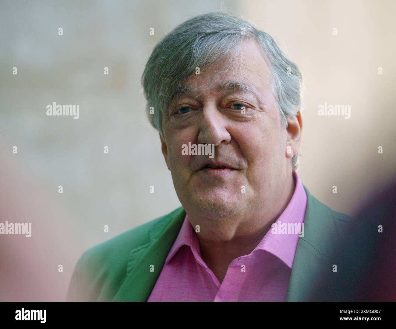 BBC HQ, London, UK. July 27th 2024. STEPHEN FRY arrives at the BBC ...