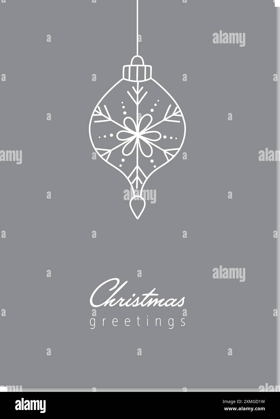 Christmas clock outline icon Stock Vector Images - Alamy