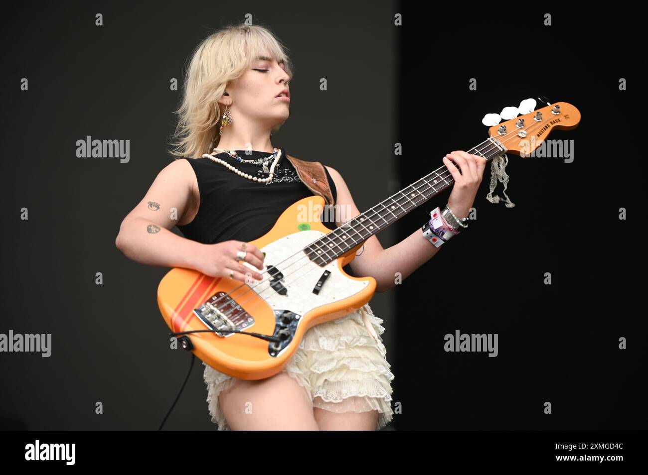 Nieve Ella Performing at Tramlines Festival 2024 , Sheffield, UK Stock ...