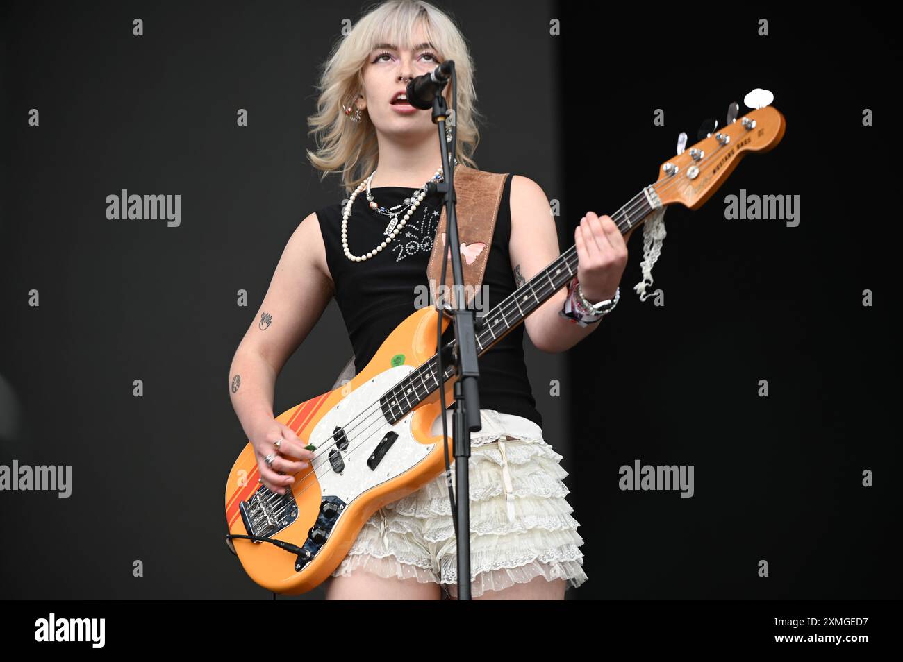 Nieve Ella Performing at Tramlines Festival 2024 , Sheffield, UK Stock ...
