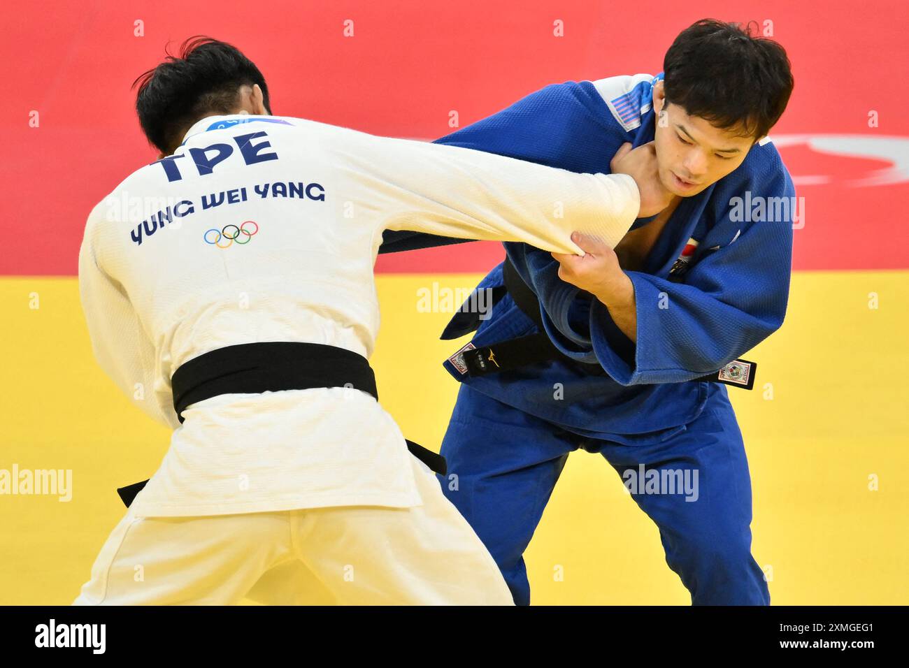 Paris, France. 27th July, 2024. Yung Wei Yang of Team Chinese Taipei ...