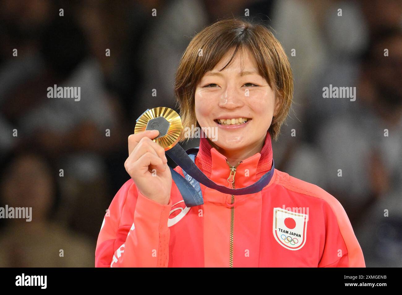 Paris, France. 27th July, 2024. Natsumi Tsunoda ( JPN ) Gold, Judo ...