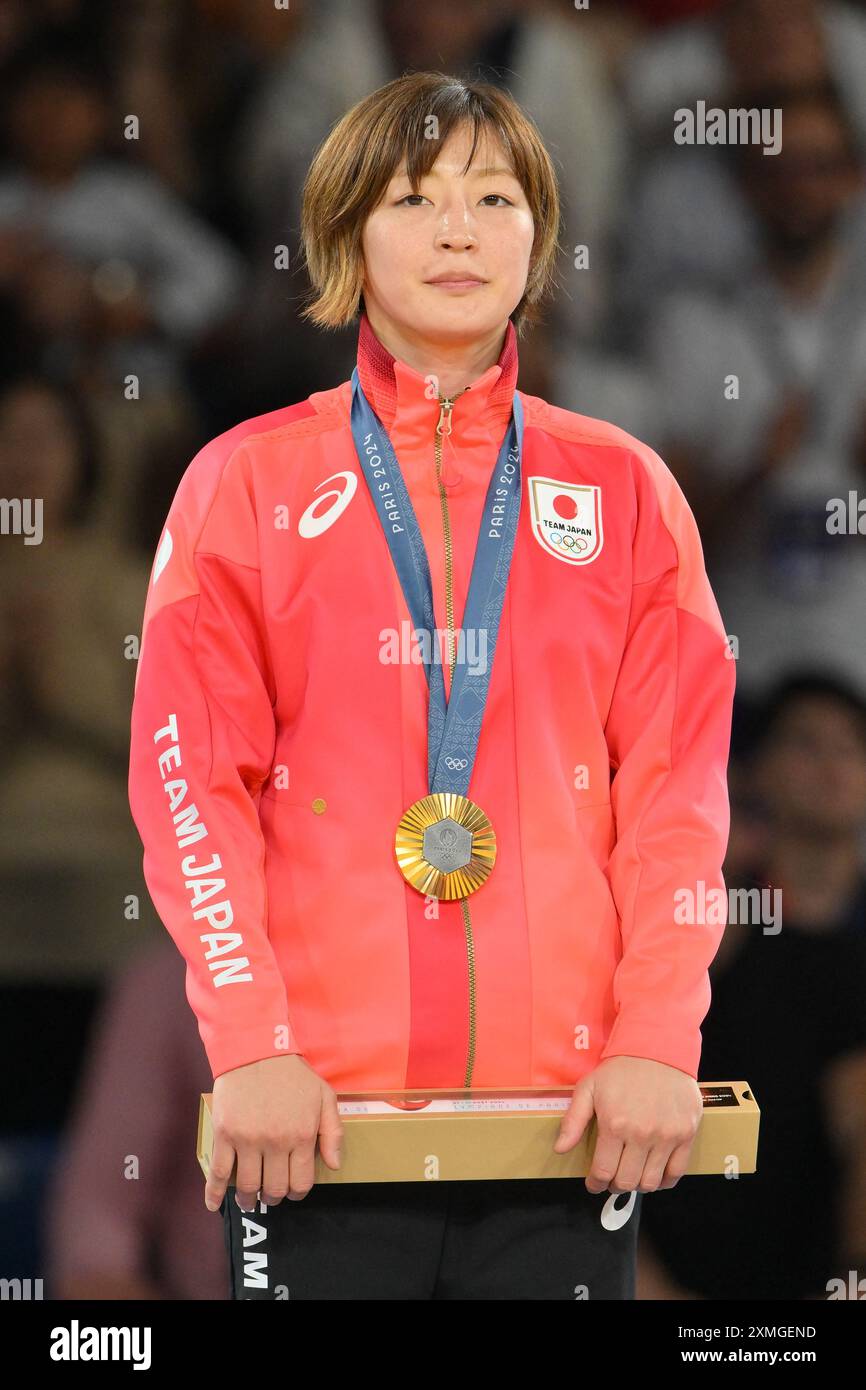 Paris, France. 27th July, 2024. Natsumi Tsunoda ( JPN ) Gold, Judo ...
