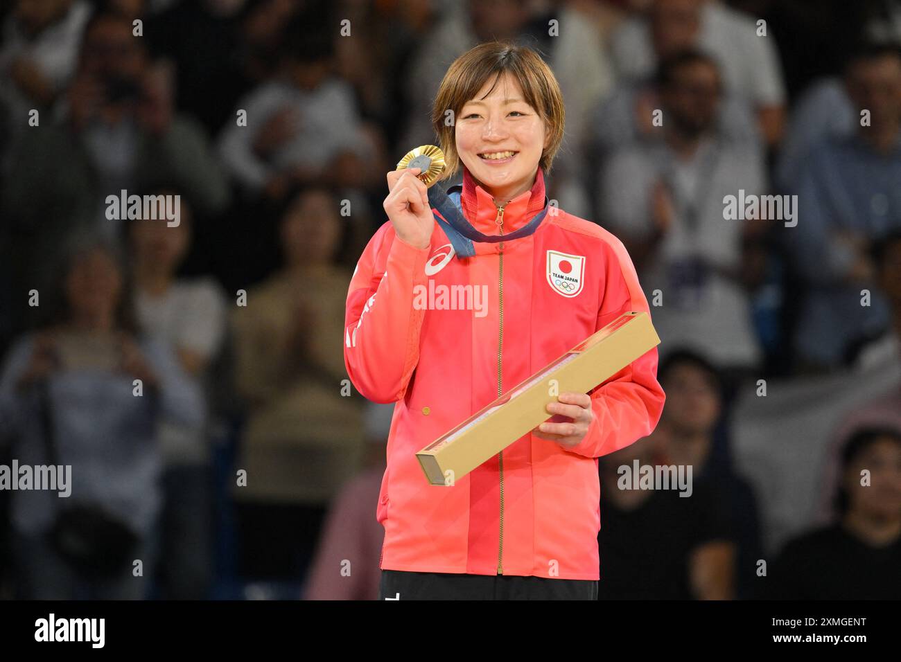 Paris, France. 27th July, 2024. Natsumi Tsunoda ( JPN ) Gold, Judo ...