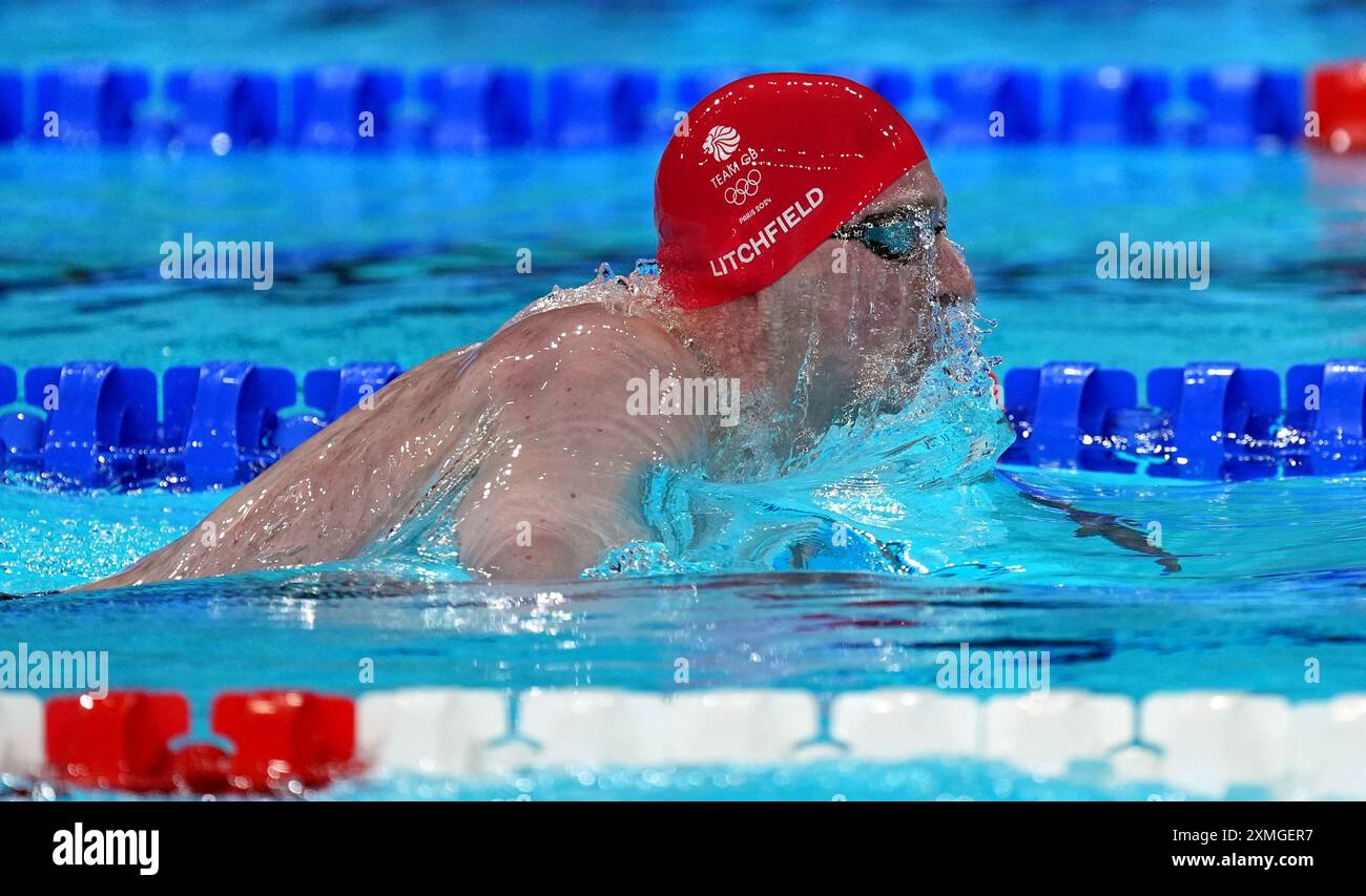 Great Britain's Max Litchfield during the men's 400 individual medley ...