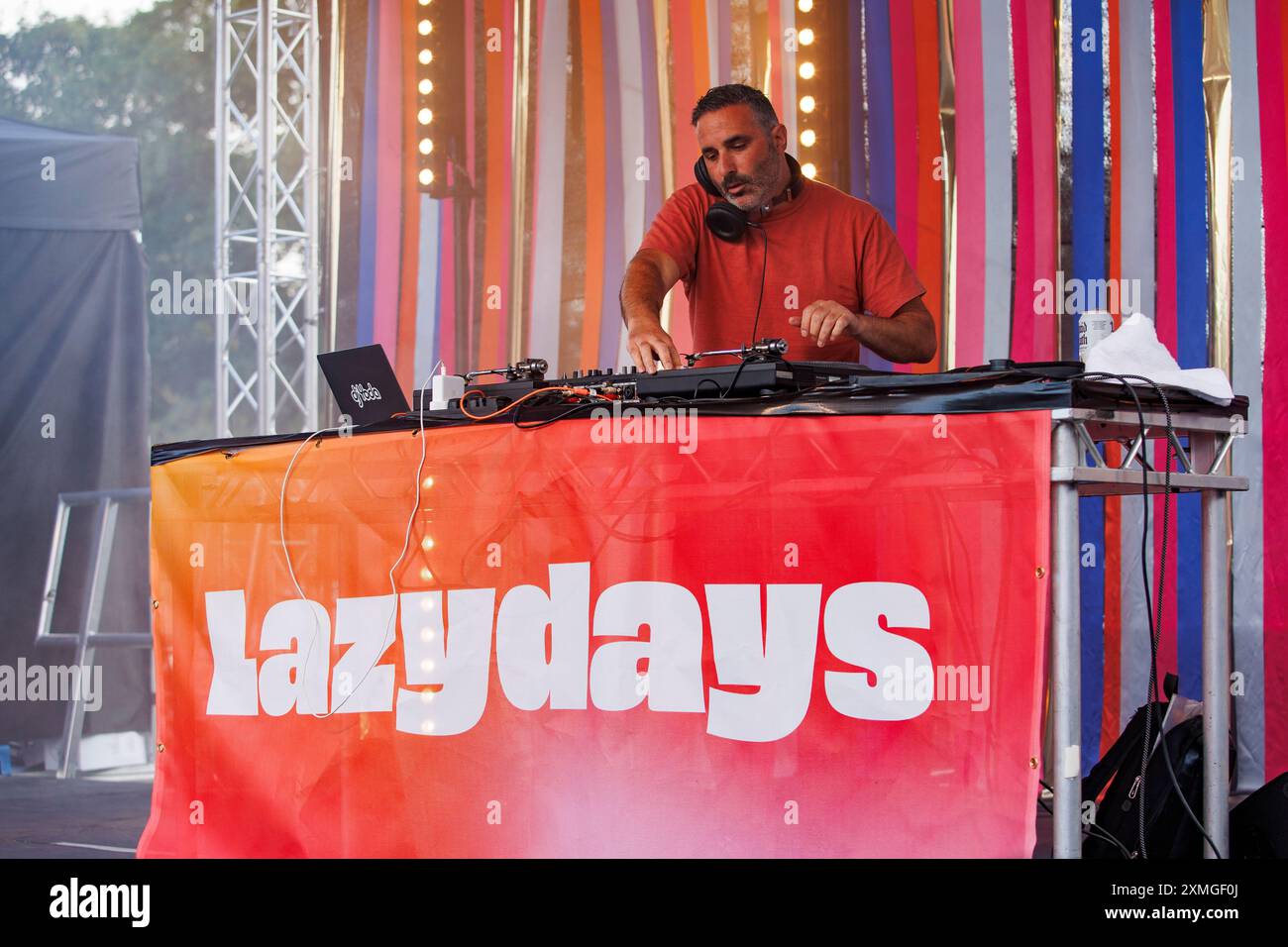 DJ Yoda performing at Lazydays Festival, Southend-on-Sea, Essex ...