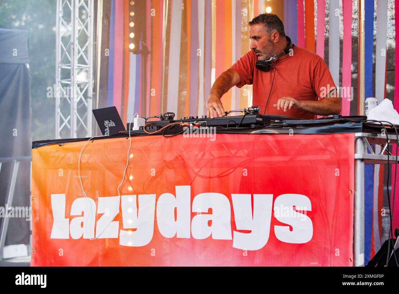 DJ Yoda performing at Lazydays Festival, Southend-on-Sea, Essex ...