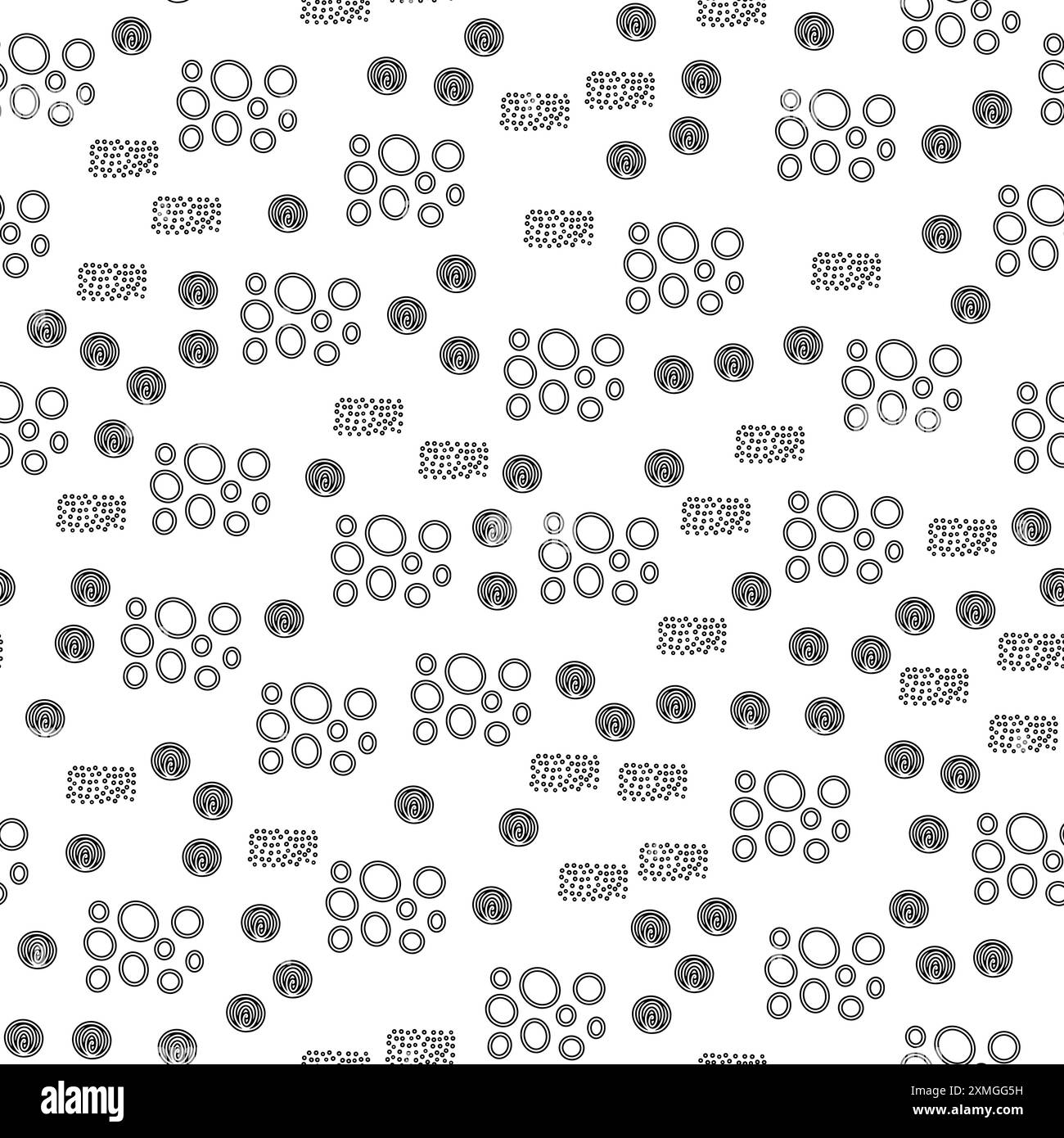 Vector set background. Round geometry group batik graphic. Hand drawn ...