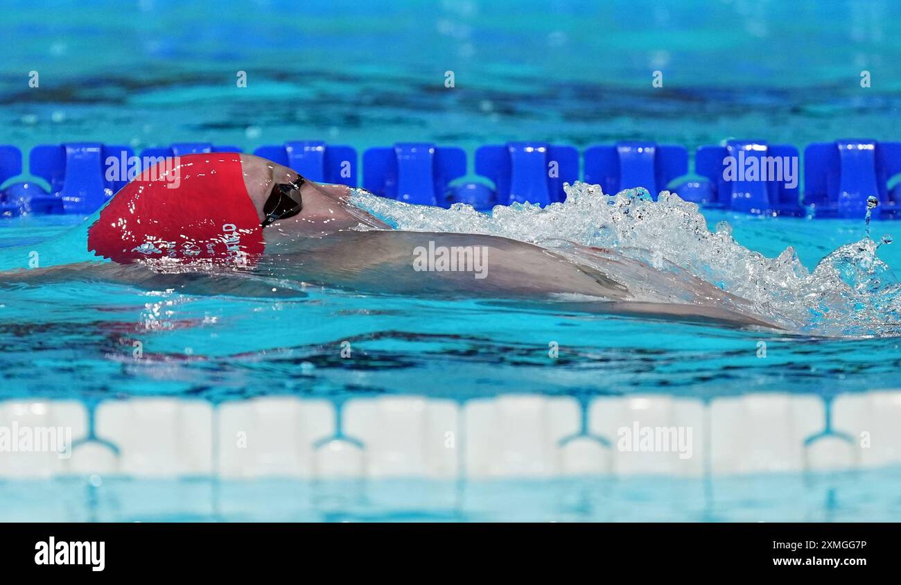 Great Britain's Max Litchfield during the men's 400 individual medley ...