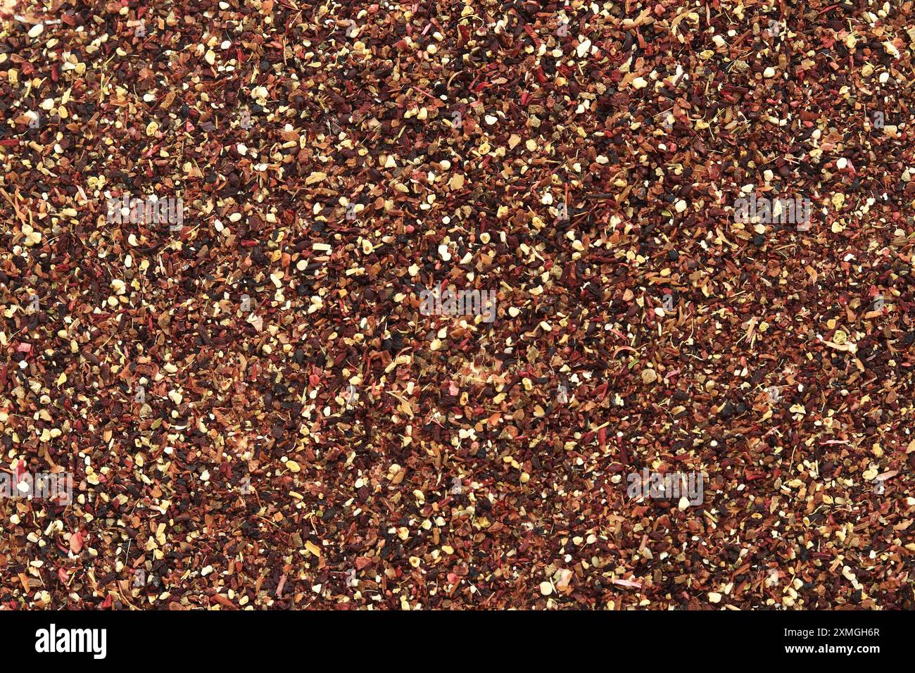 Fruit tea, texture. Top view of tea made from apple, cinnamon, lemon ...