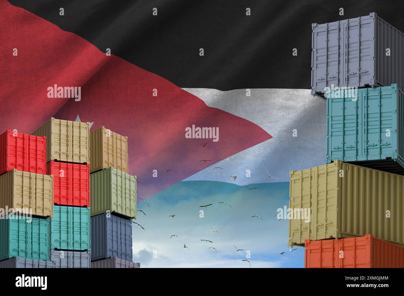 Container terminal shipping jordan hi-res stock photography and images ...
