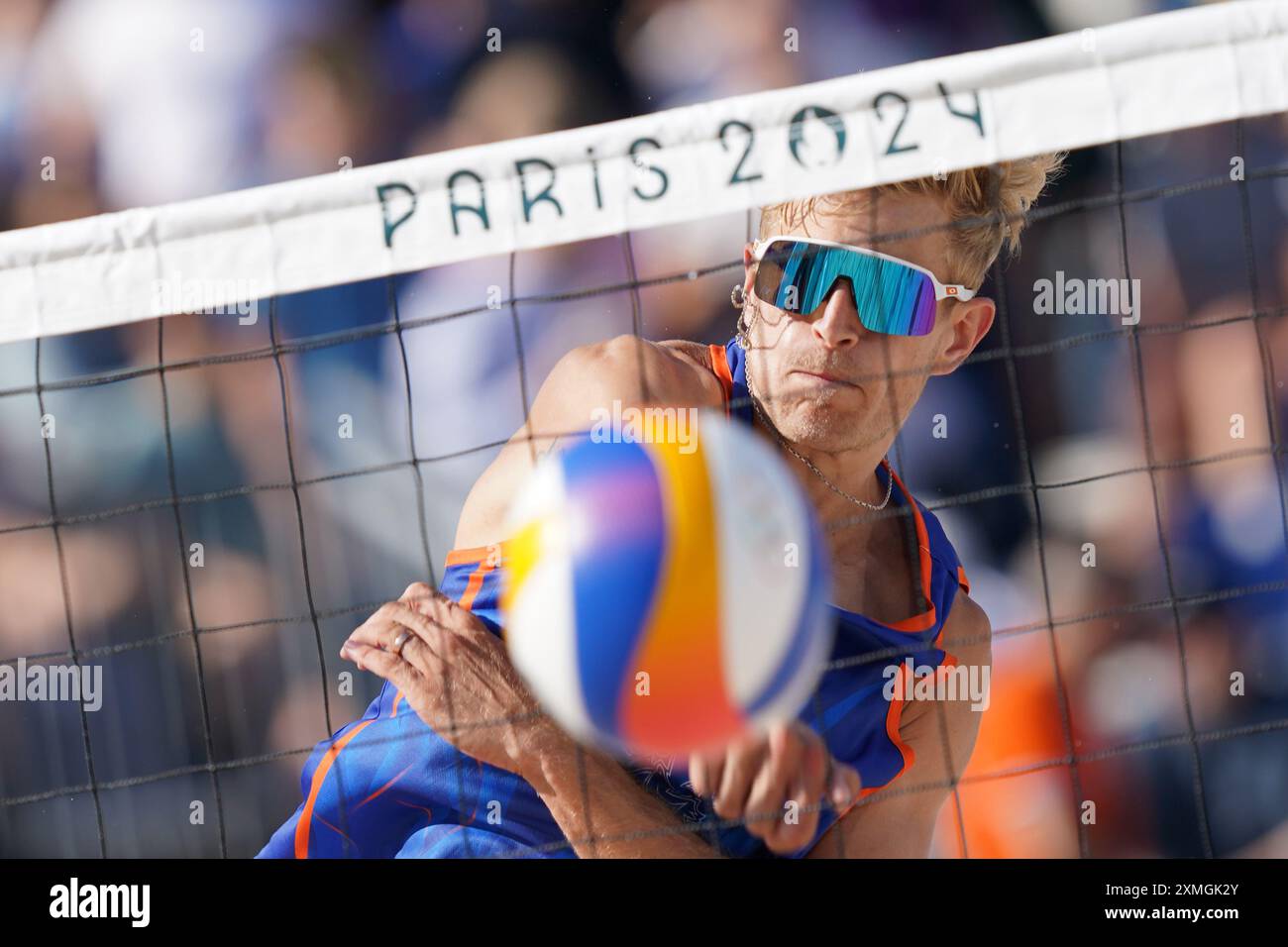 Paris, France. 28th July, 2024. Olympia, Paris 2024, Beach Volleyball ...