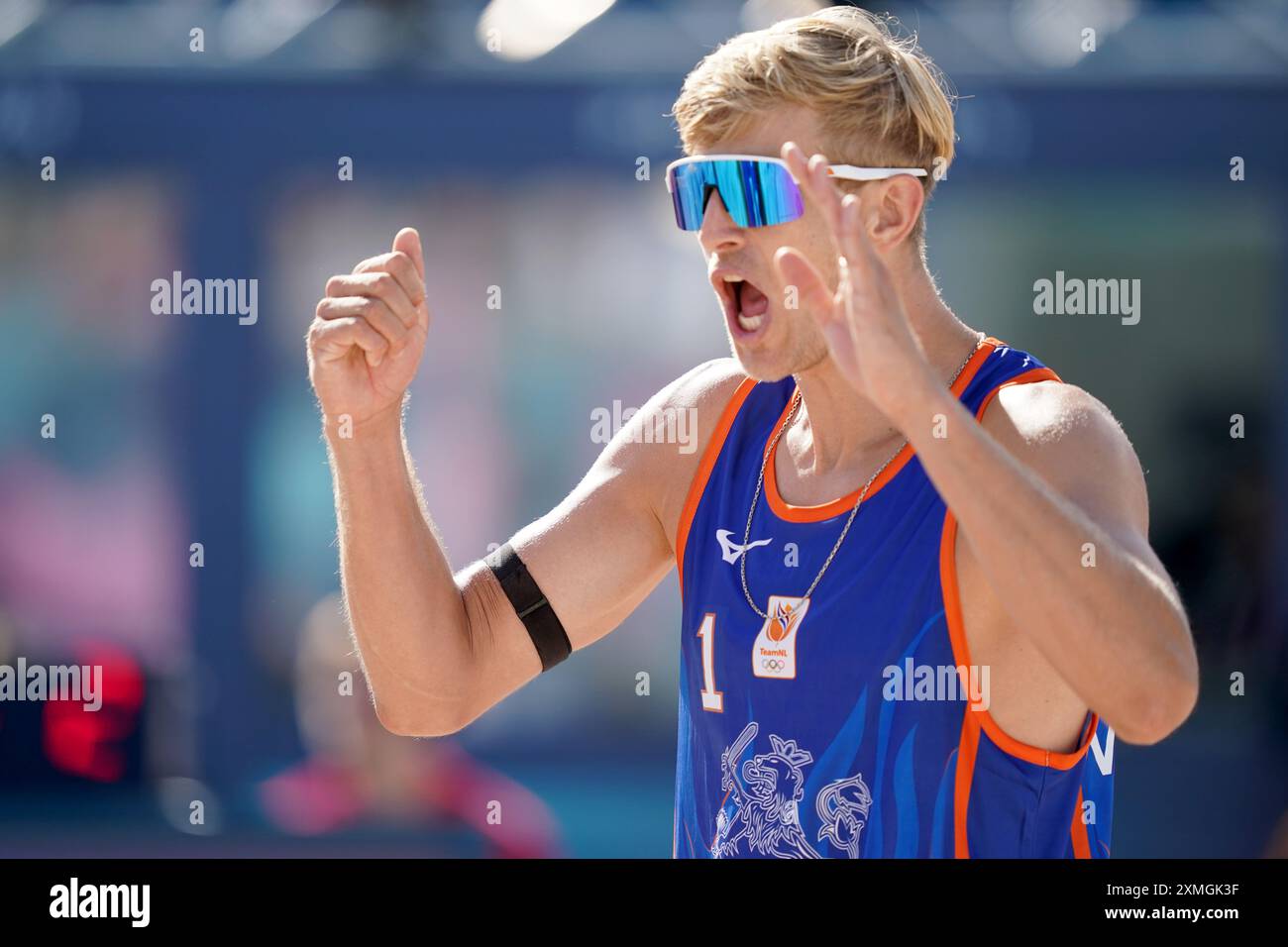 Paris, France. 28th July, 2024. Olympia, Paris 2024, Beach Volleyball ...