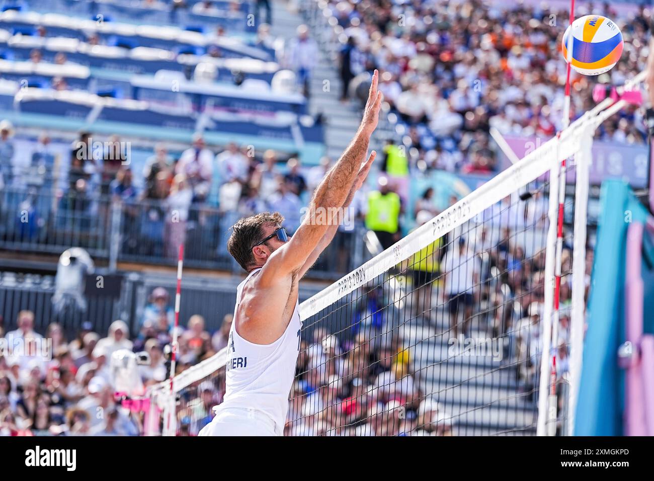 Ranghieri Alex of Italy in action during Beach Volleyball men's ...