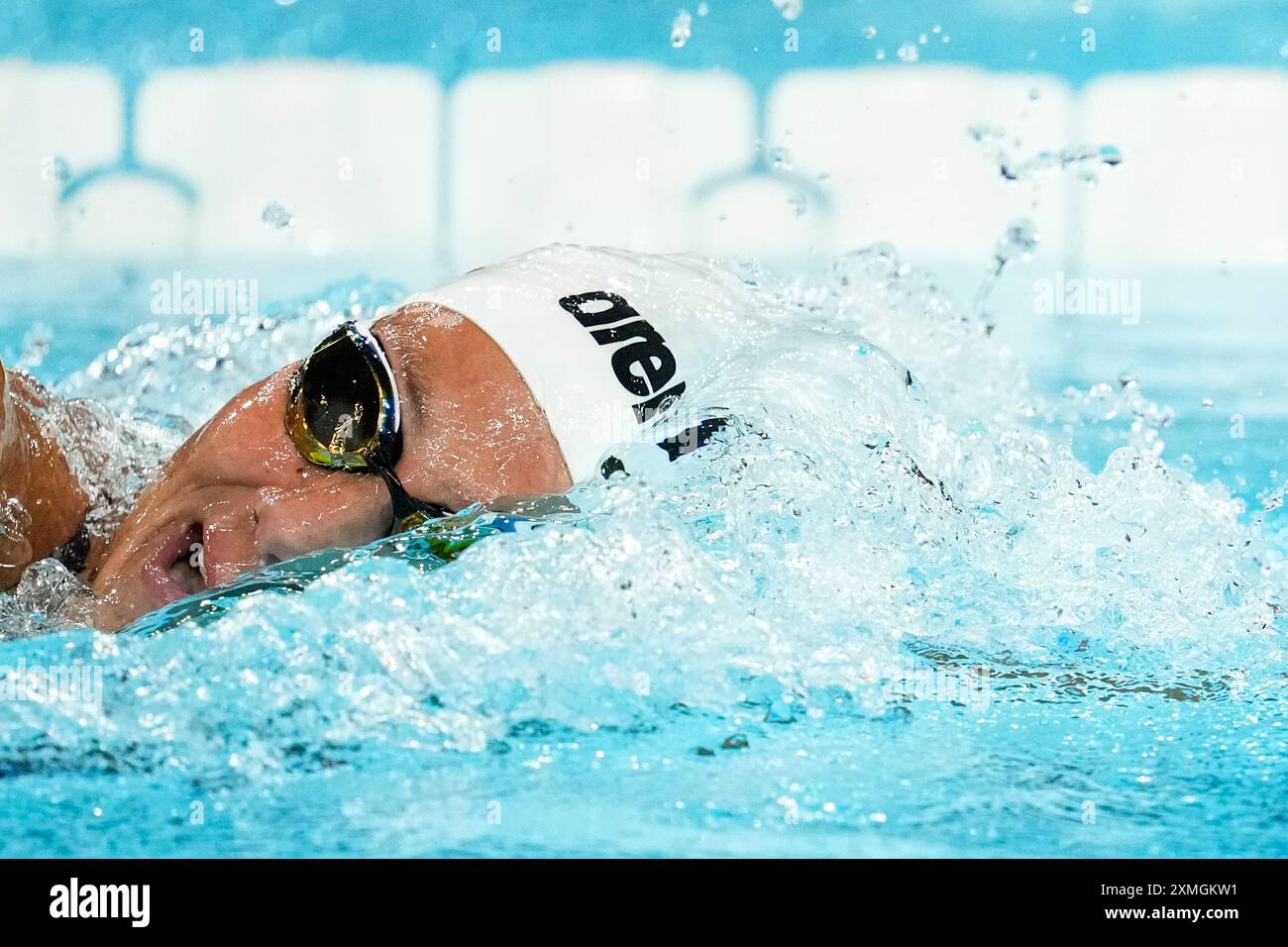 Barbora Seemanova, of the Czech Republic, competes during a heat in the ...