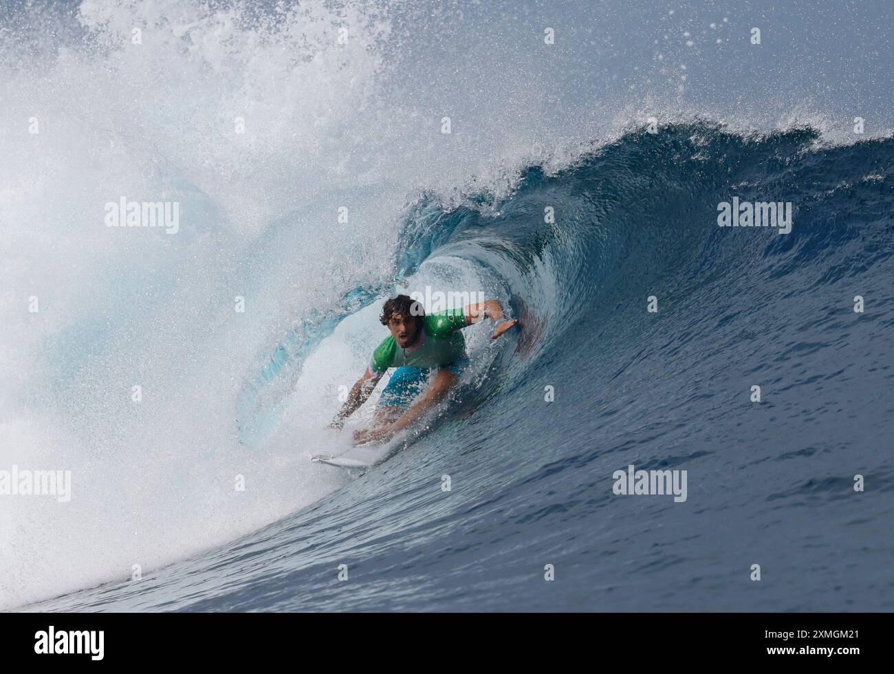 Tahiti, French Polynesia. 27th July, 2024. Joao Chianca of Brazil ...