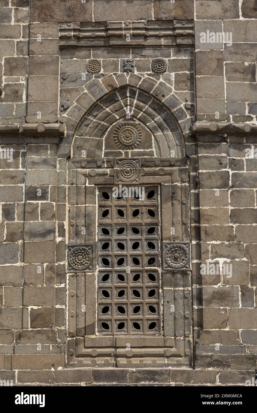 Kusumba mosque window, Naogaon District, Manda Upazila, Bangladesh ...