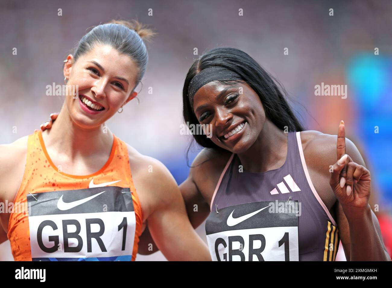 Amy HUNT (Great Britain), Daryll NEITA (Great Britain) after winning in ...