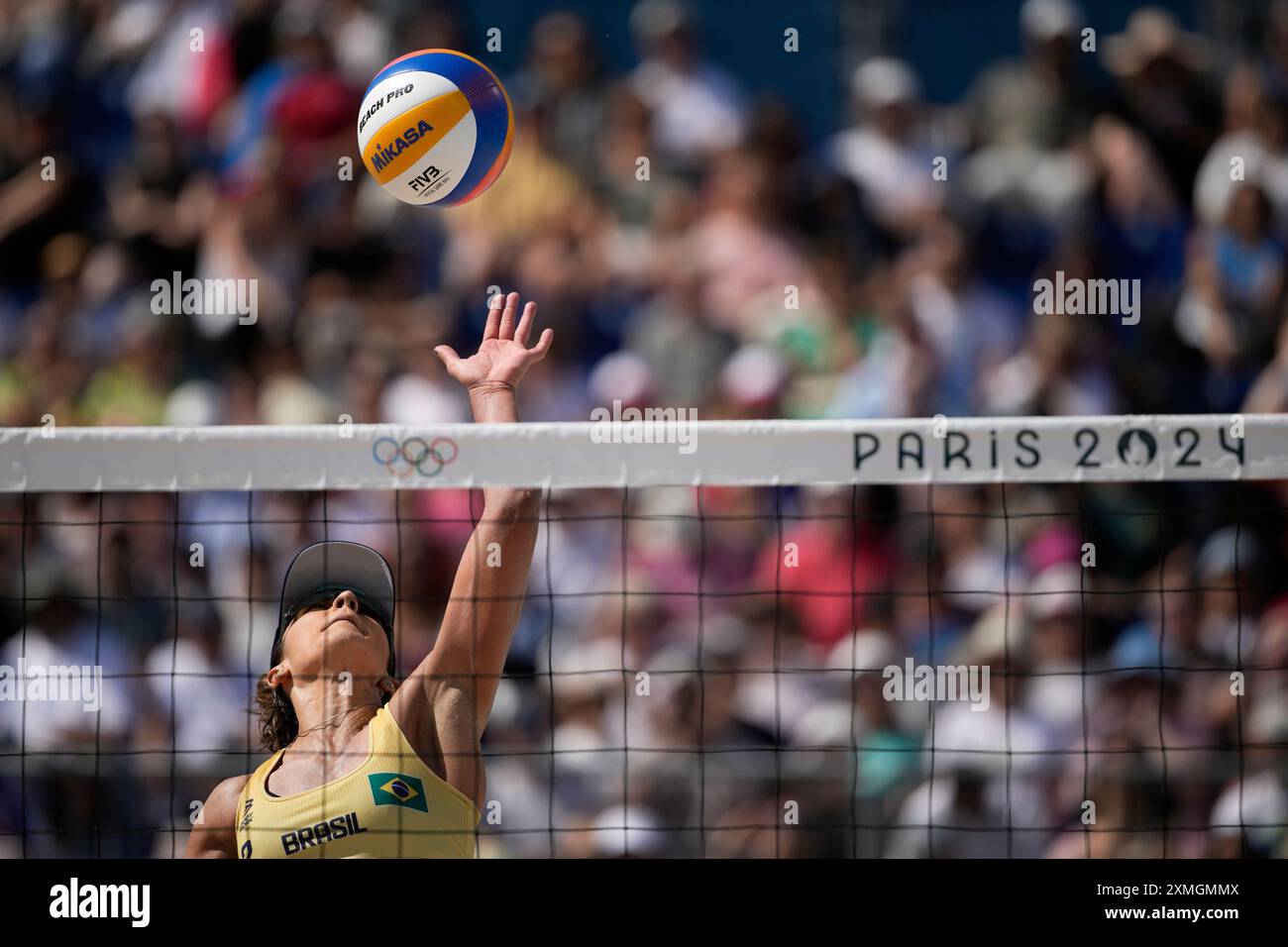Brazil's Barbara Seixas De Freitas reaches the ball in the women's pool ...