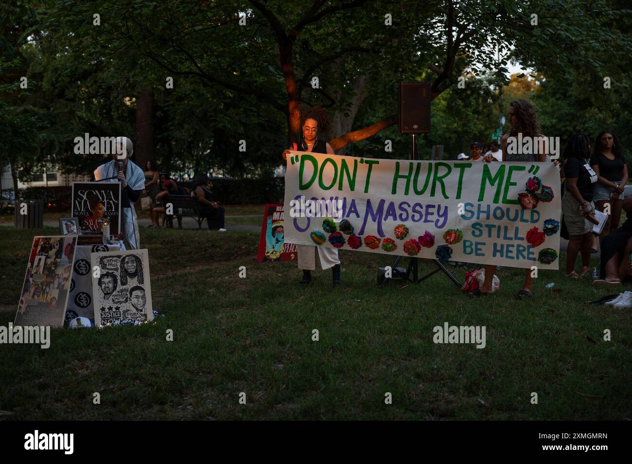 Local Black women are holding a vigil for Sonya Massey in Folger Park ...