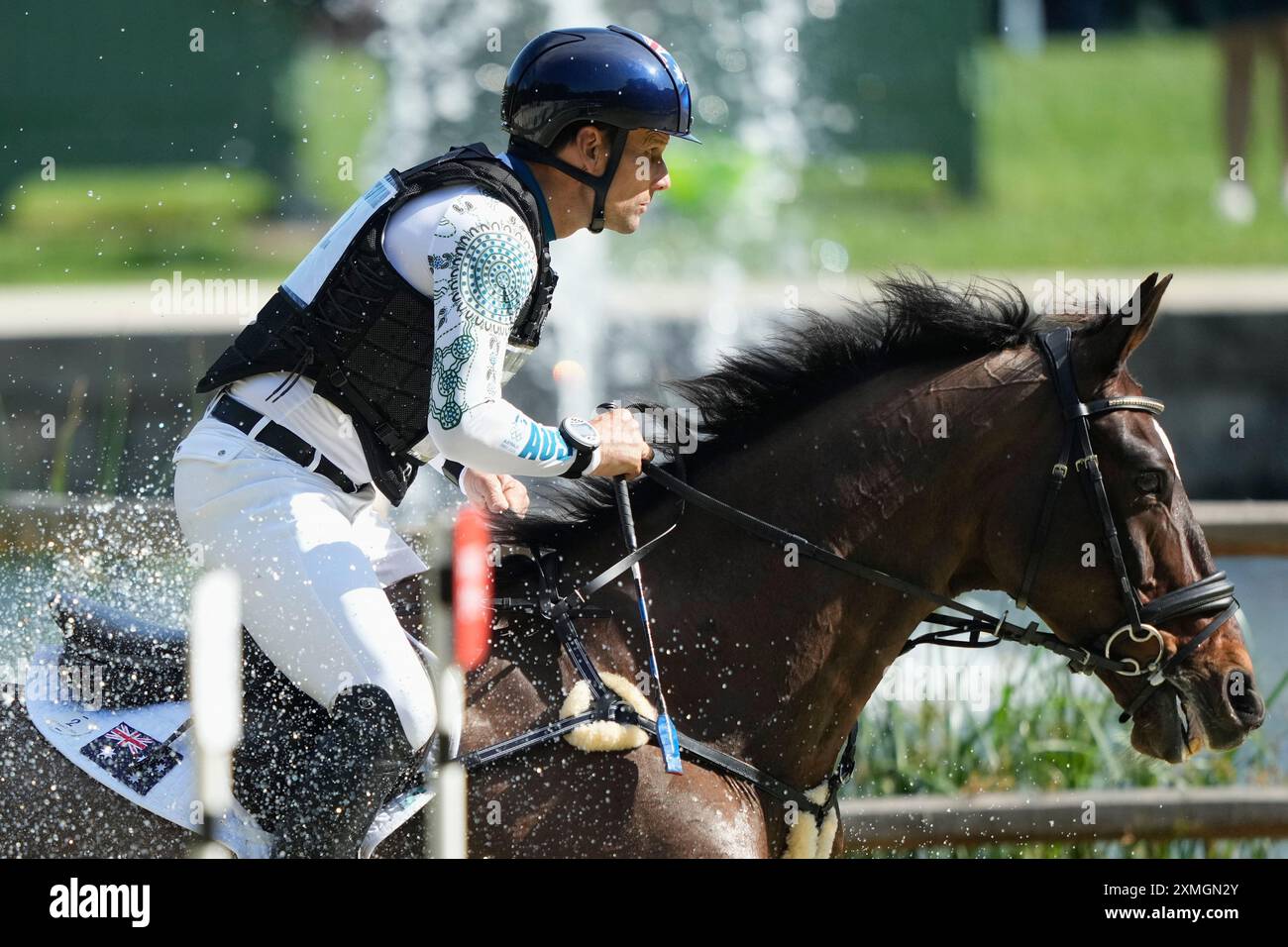 Australia's Shane Rose, riding Virgil, during the Equestrian Cross ...