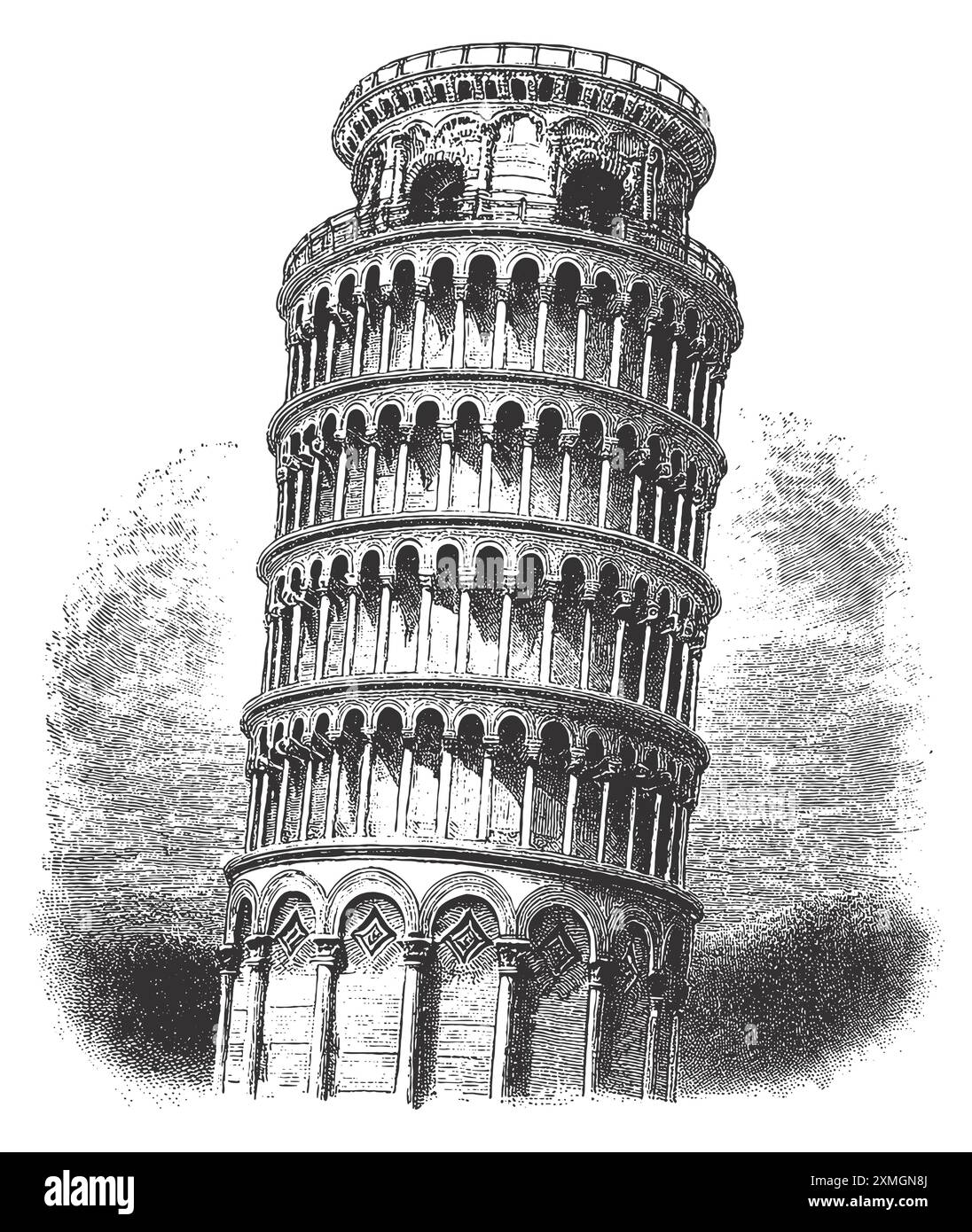 Italian style tower Stock Vector Images - Alamy