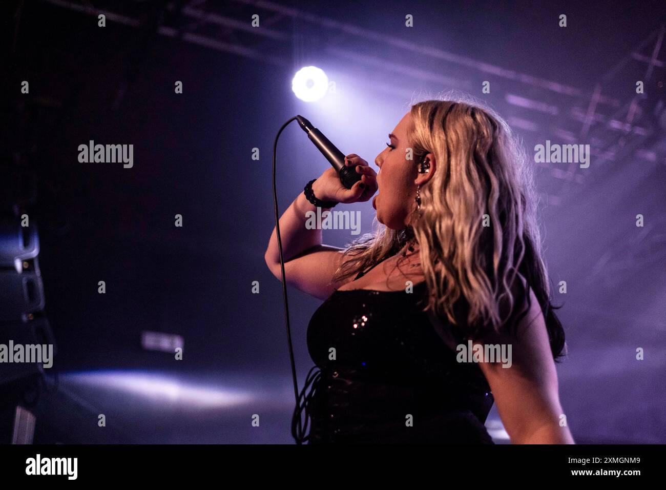 Milan, Italy. 31st Jan, 2024. Janel Duarte of Conquer Divide is ...