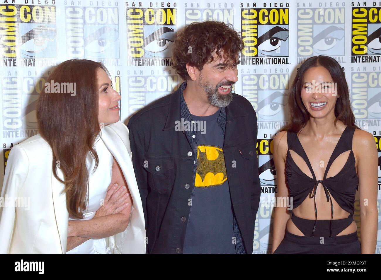Minnie Driver, Hamish Linklater und Jamie Chung beim Photocall zur Amazon Prime Viedeo ...