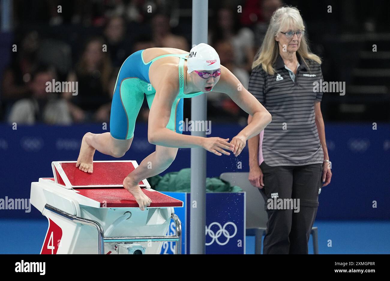 Paris, France. 28th July, 2024. Olympics, Paris 2024, Swimming, Paris ...