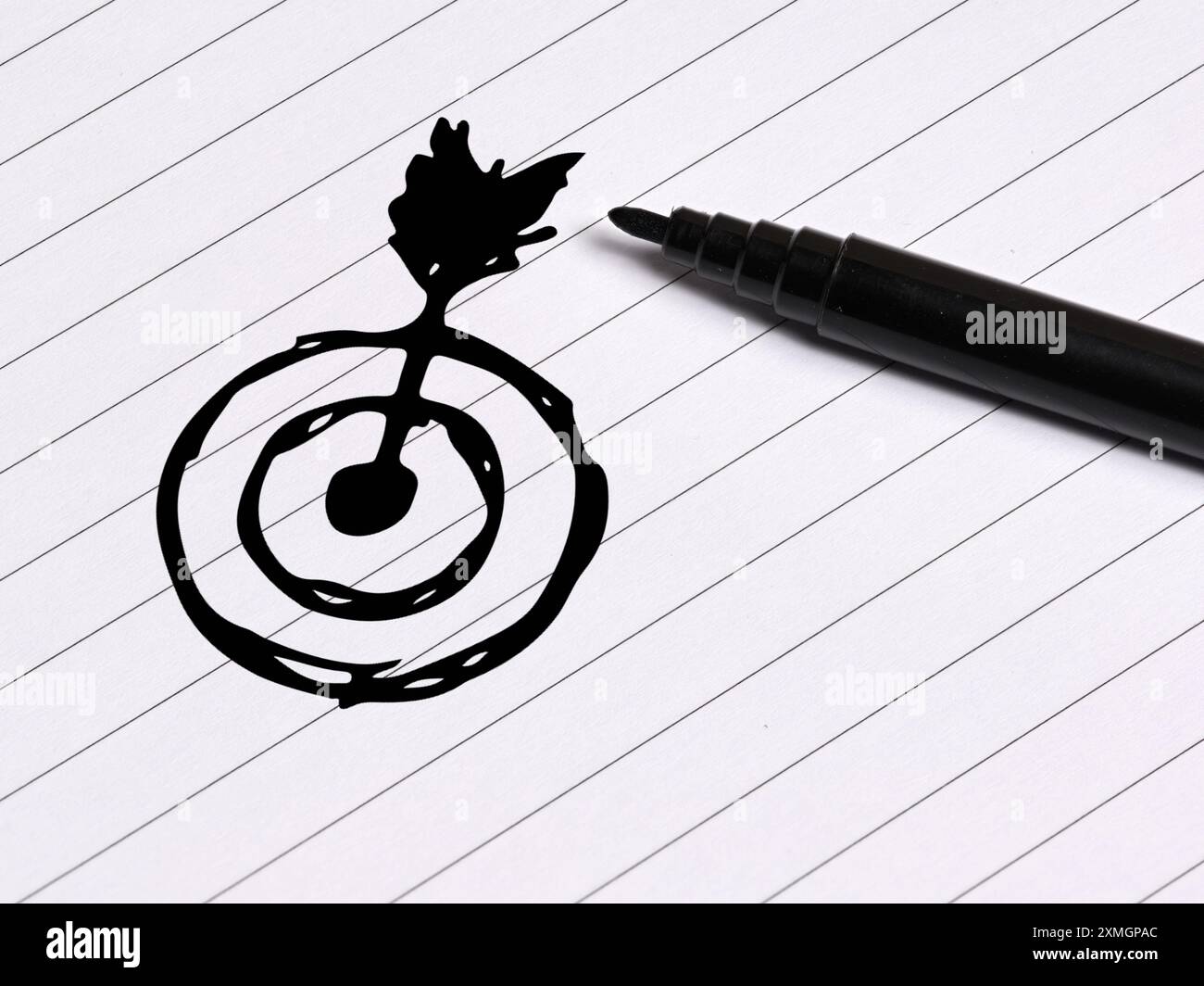 Business goal achievement or goal setting. Identifying and designing ...