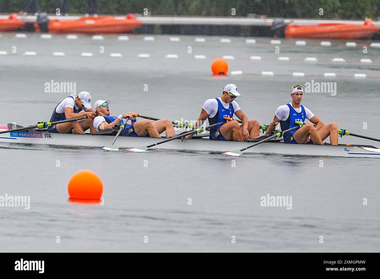 Paris, France. 27th July, 2024. PARIS, FRANCE - JULY 27: Luca Chiumento ...