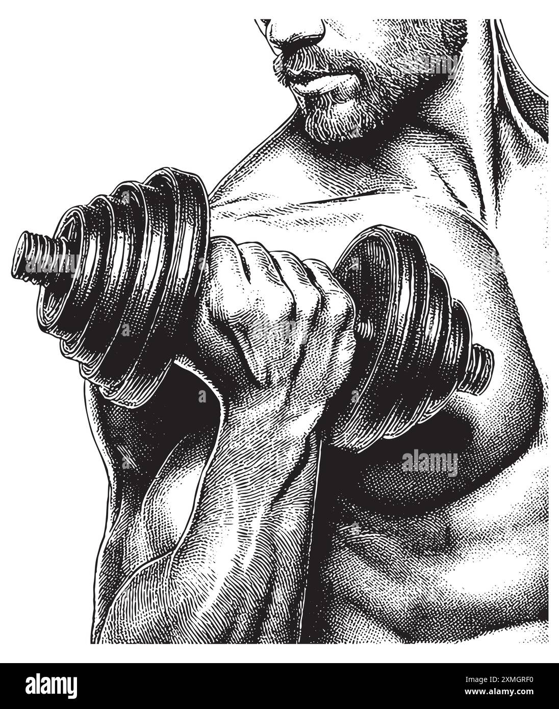 Strong man vector vectors hi-res stock photography and images - Alamy