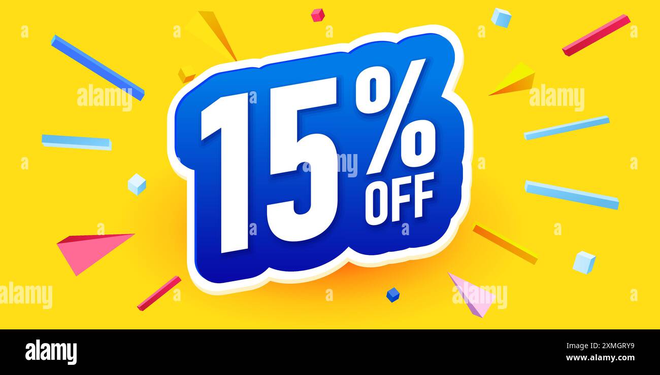 Fifteen percent Stock Vector Images - Alamy