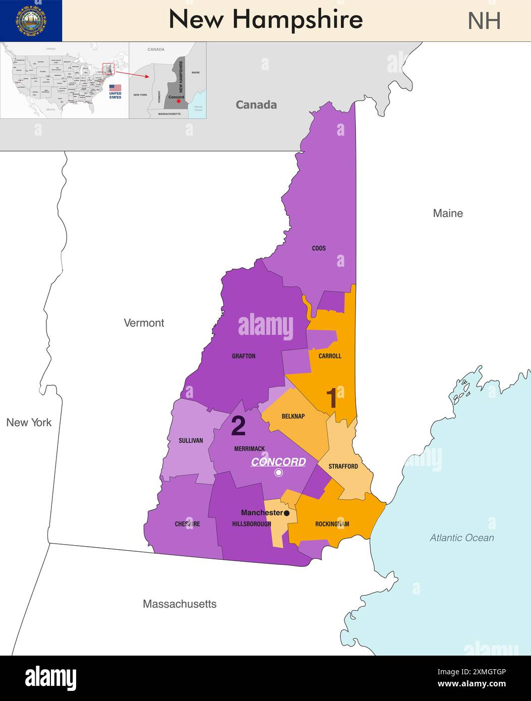 Concord united states america Stock Vector Images - Alamy