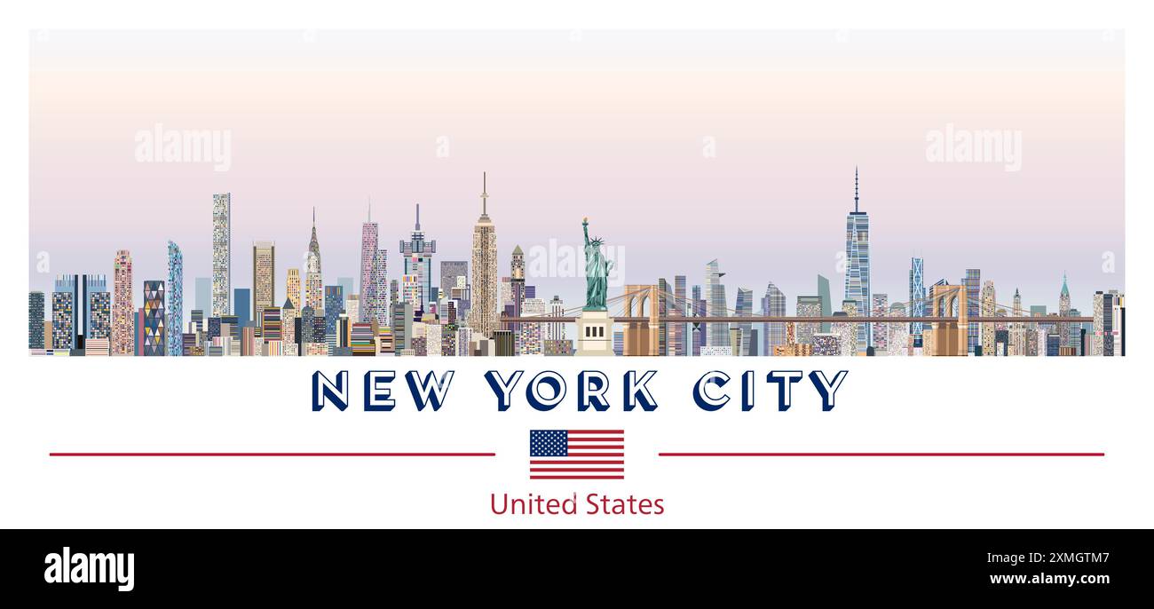 Futuristic city illustration Stock Vector Images - Alamy